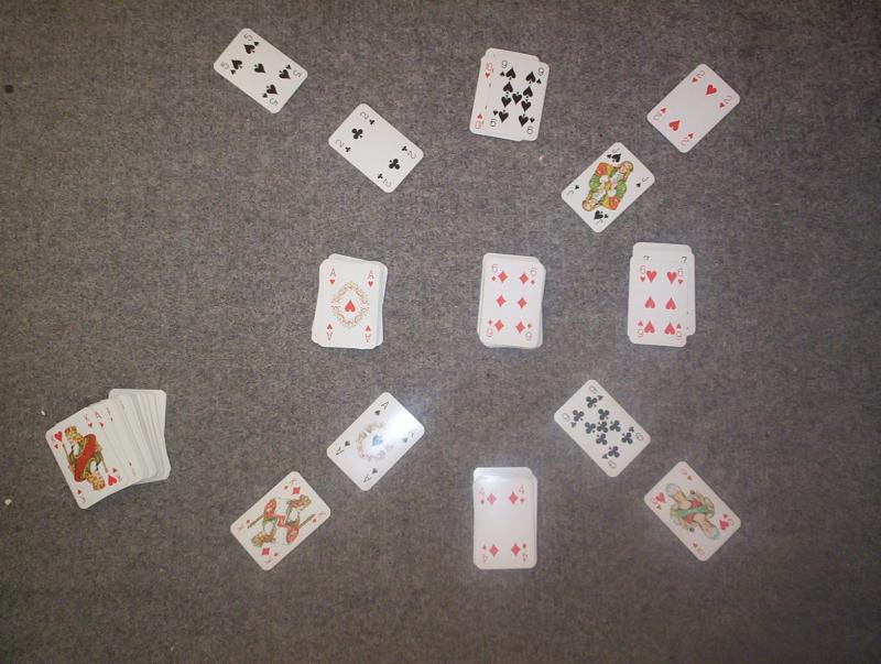 How to play Windmill solitaire - Tuetego